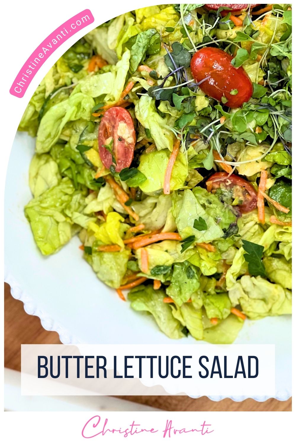 Butter Lettuce Salad Christine Avanti