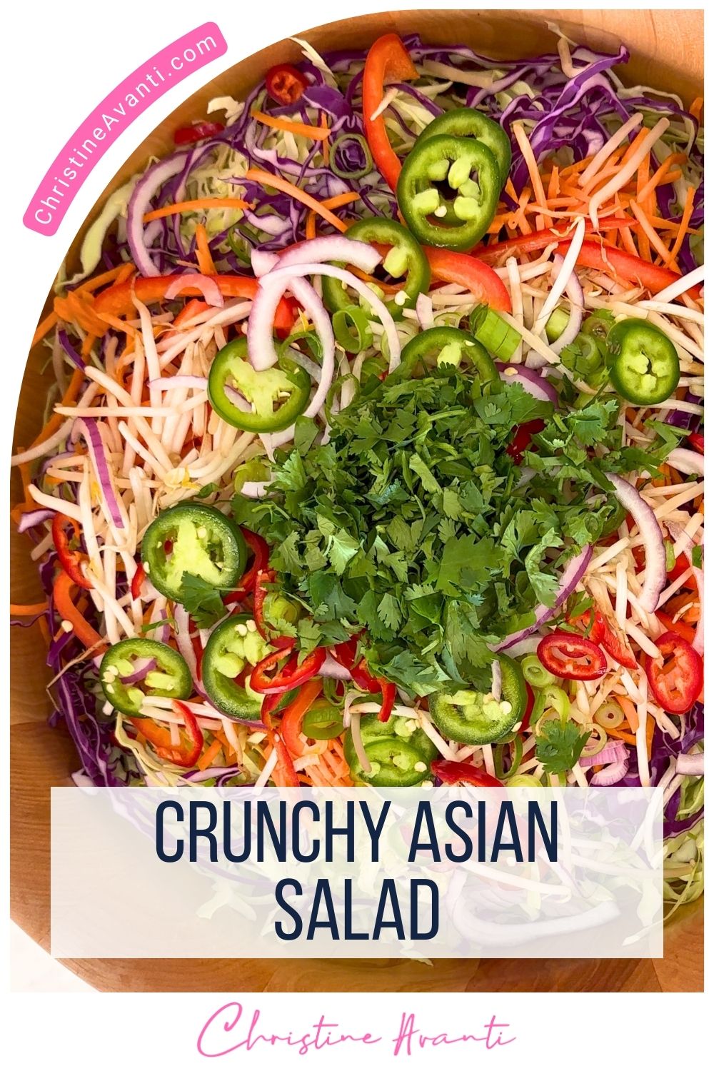 Crunchy Asian Salad - Christine Avanti