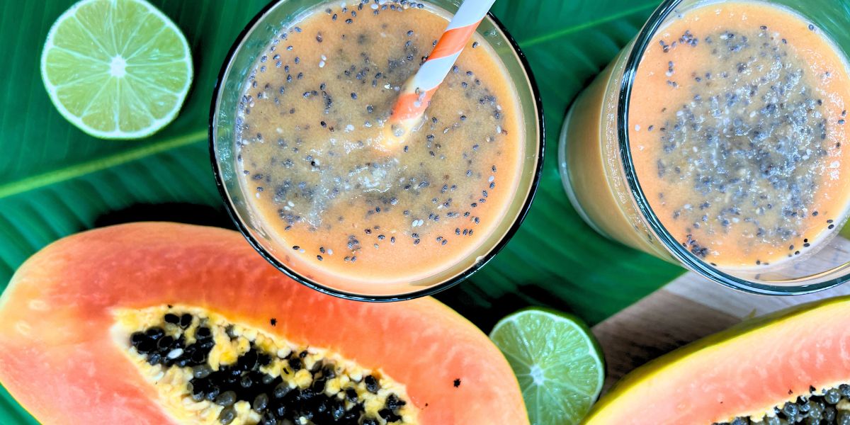 Mango Papaya Smoothie - Christine Avanti
