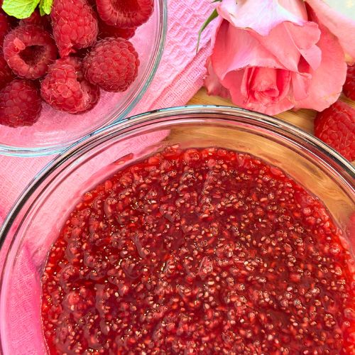 Raspberry Chia Jam - Christine Avanti
