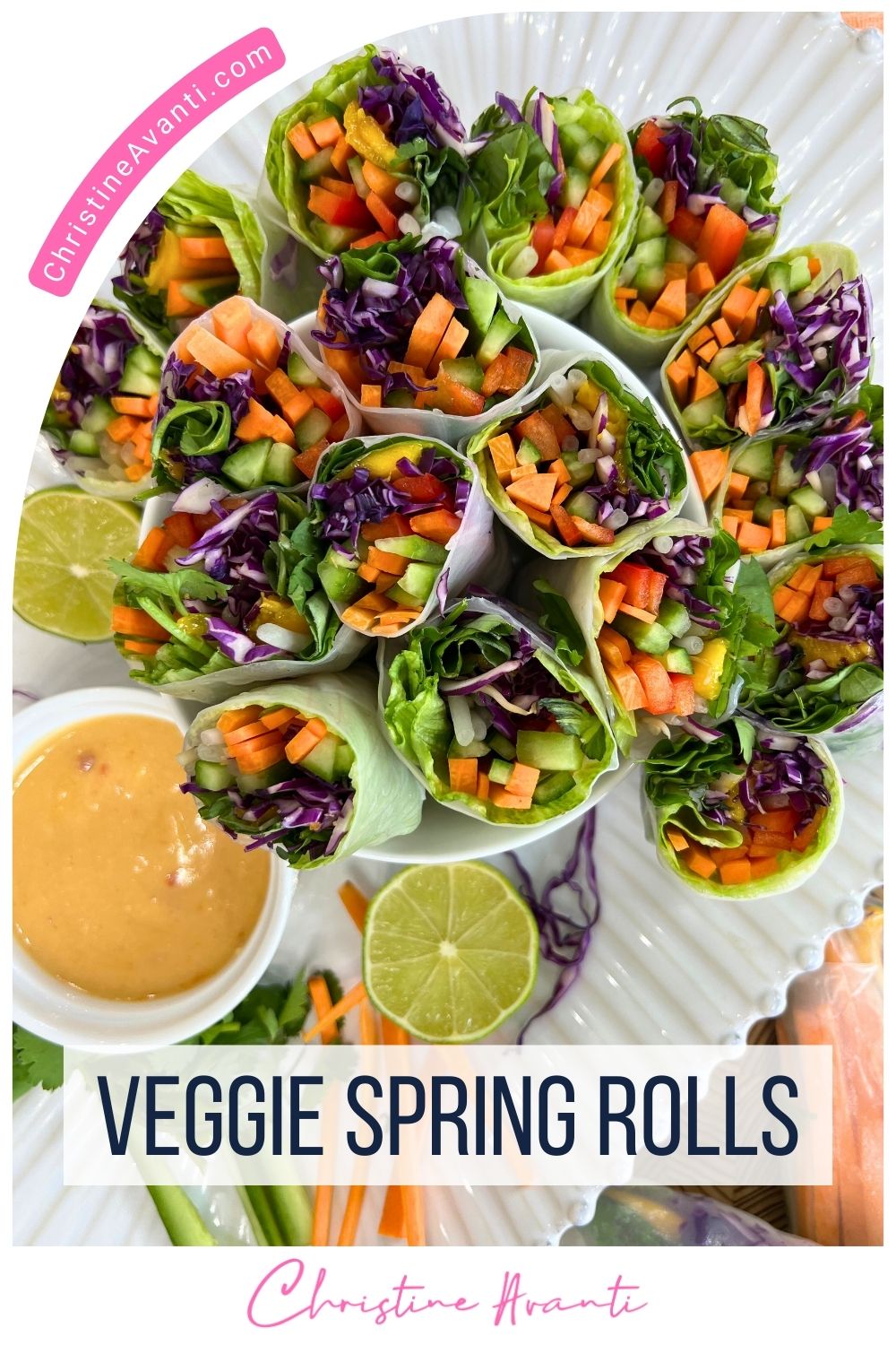 Veggie Spring Rolls - Christine Avanti