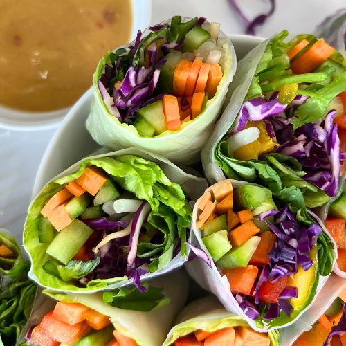 Veggie Spring Rolls - Christine Avanti
