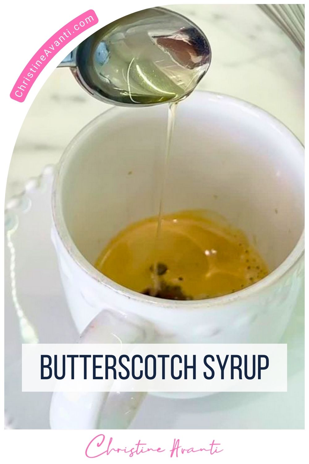 Butterscotch Simple Syrup - Christine Avanti