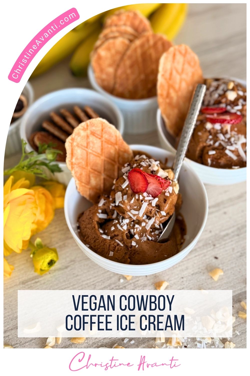 Vegan Cowboy Coffee Ice Cream - Christine Avanti
