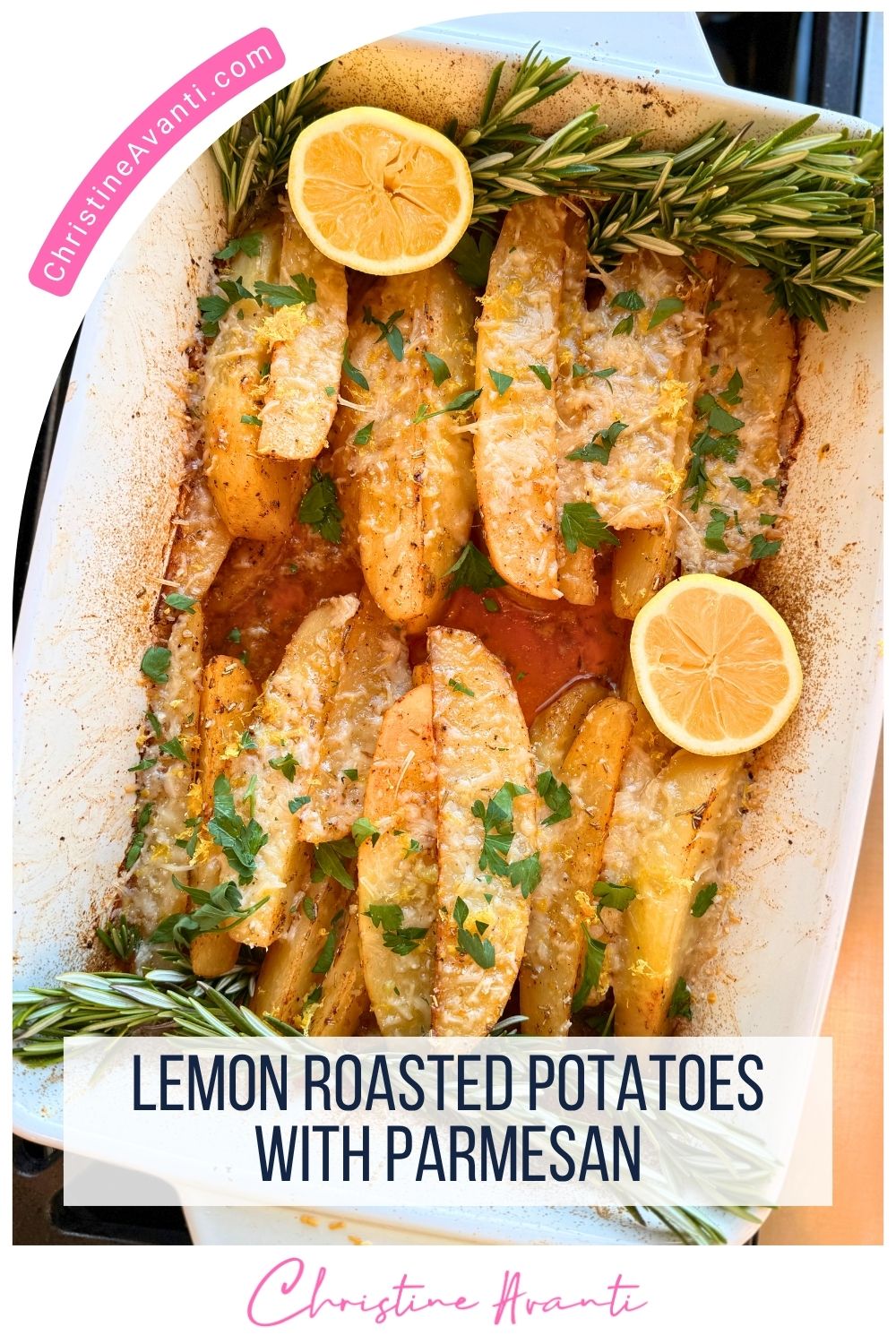 Lemon Roasted Potatoes - Christine Avanti